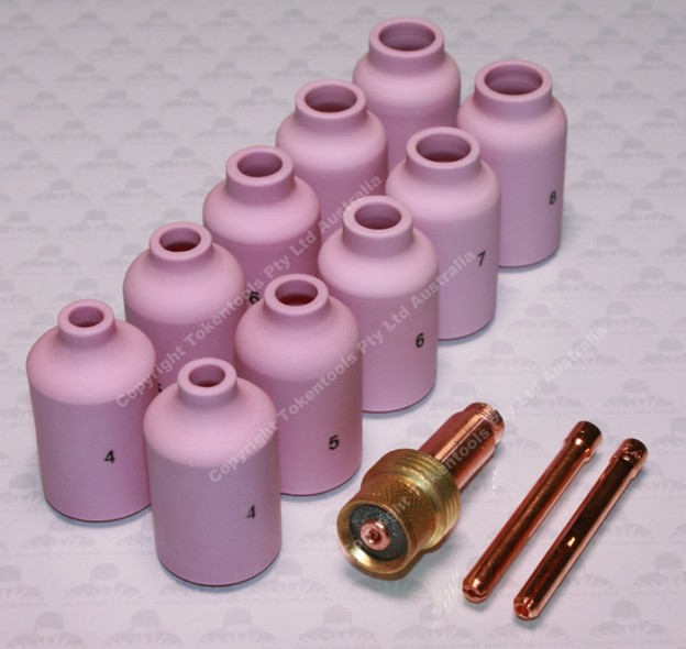 Tig Gas Lens Kits #9 #17 #18 #20 #26 | Tokentools Welders Australia